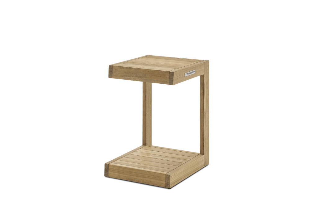 Rio Outdoor Teak C-Side Table | Castlery US