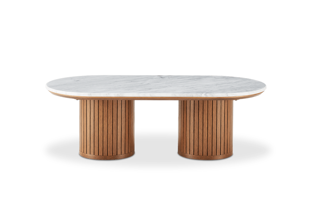 Harper Marble Rectangular Coffee Table | Castlery US