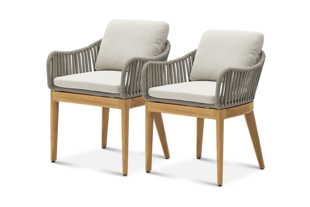 Isla Outdoor Dining Chair Set | Castlery Australia