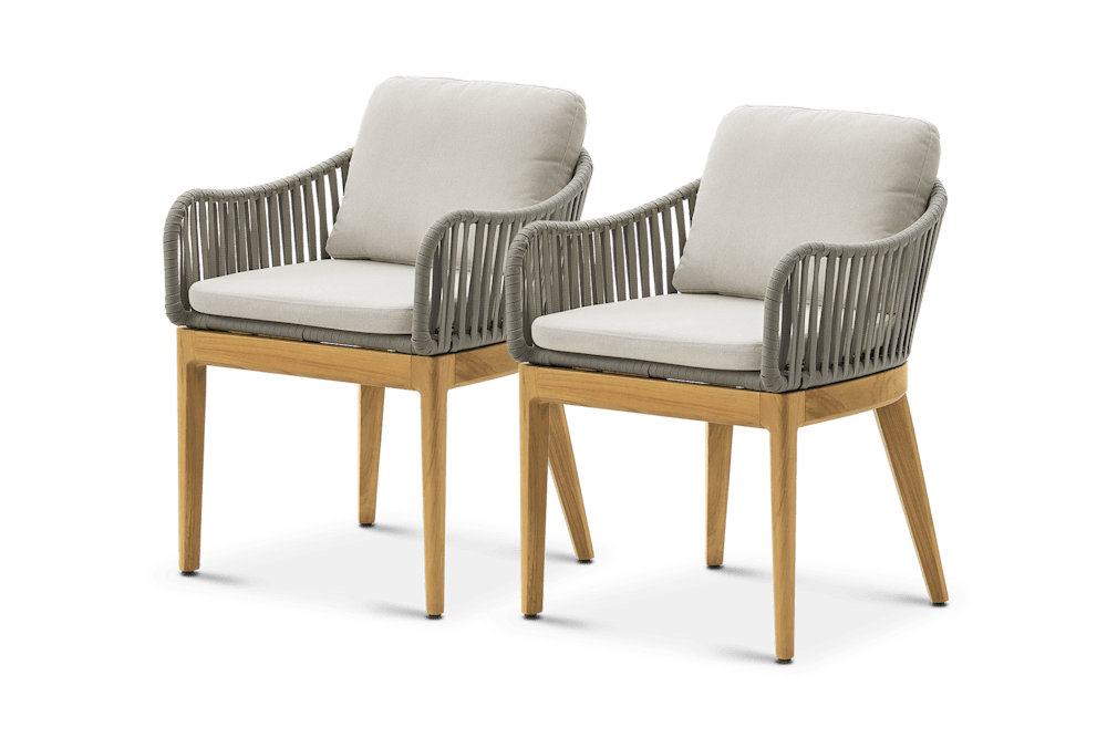 Isla Outdoor Dining Chair Set | Castlery Singapore
