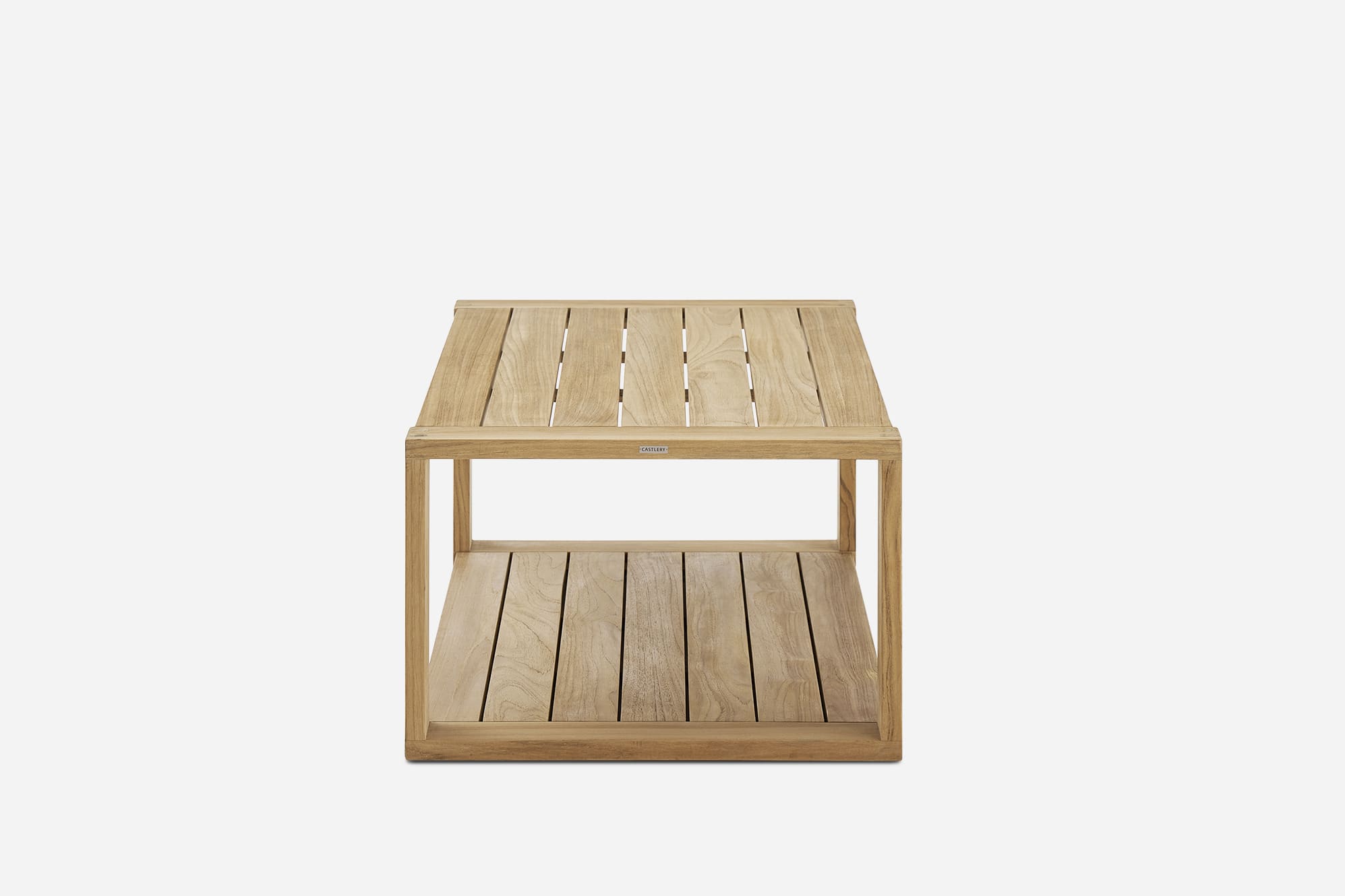 Rio Outdoor Teak Rectangular Box Coffee Table | Castlery Singapore