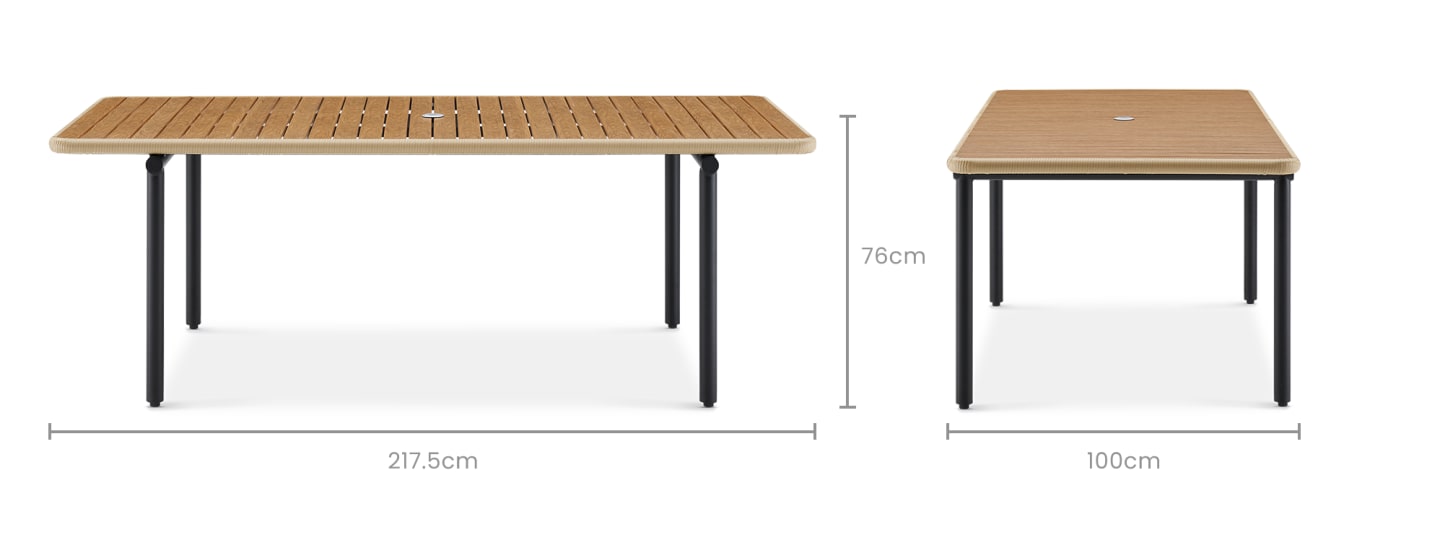 Sierra Outdoor Dining Table | Castlery Australia