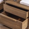Joseph Bed Walnut with 2 Bedside Tables | Castlery Australia