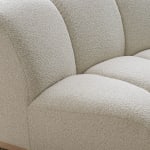 Marlow Performance Bouclé Curve Sofa | Castlery US
