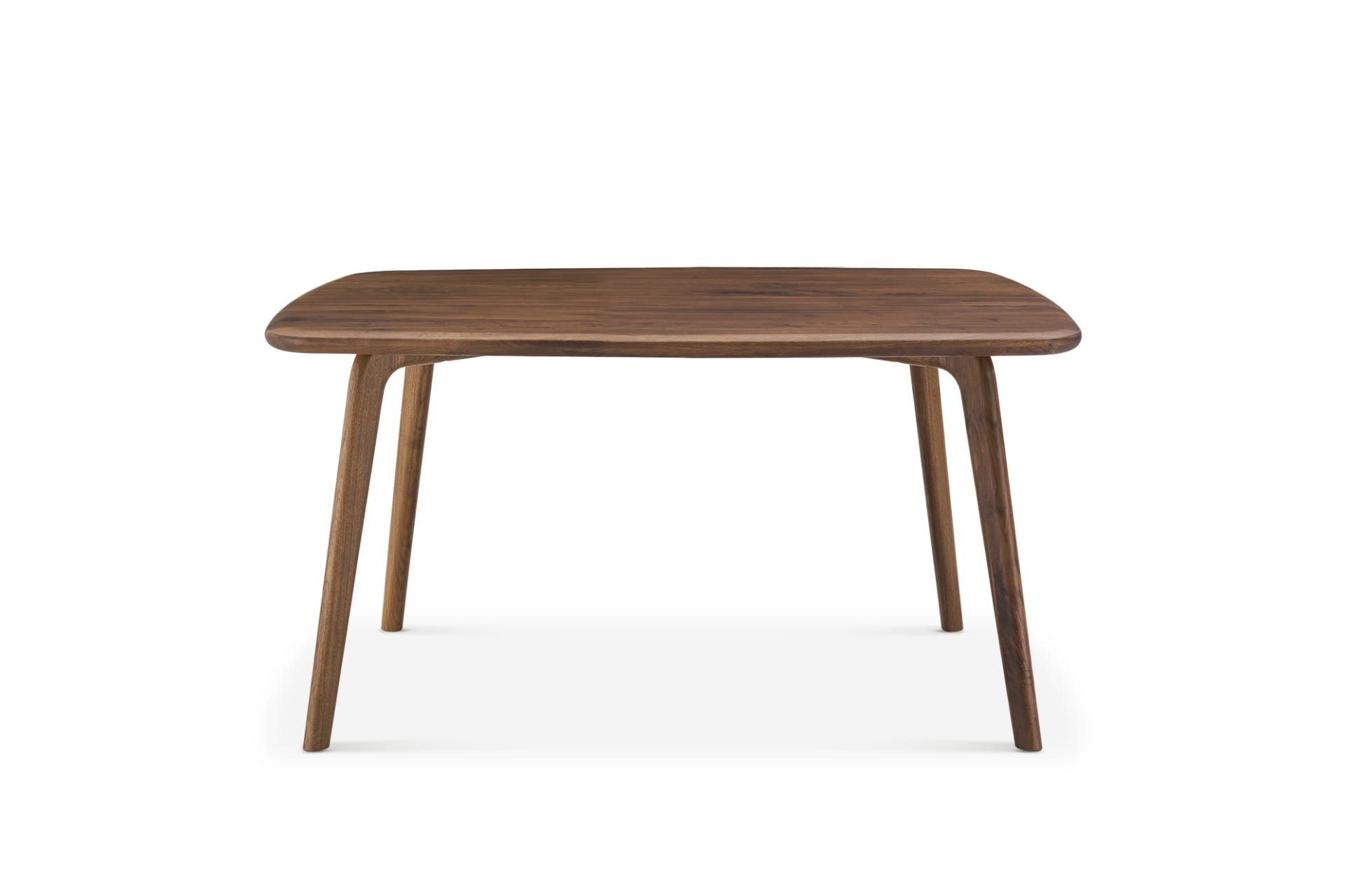 Vincent Dining Table with 4 Joshua Chairs, Walnut | Castlery Singapore