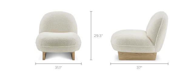 Ingrid Sherpa Chair | Castlery US