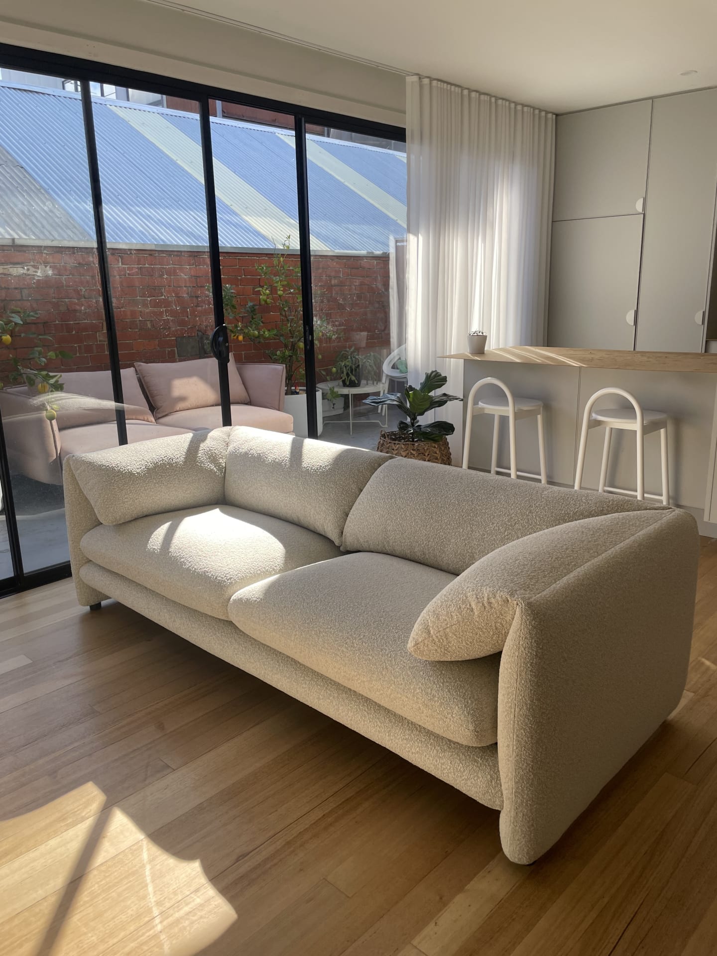 Lucas Charcoal Sofa Set | Baci Living Room