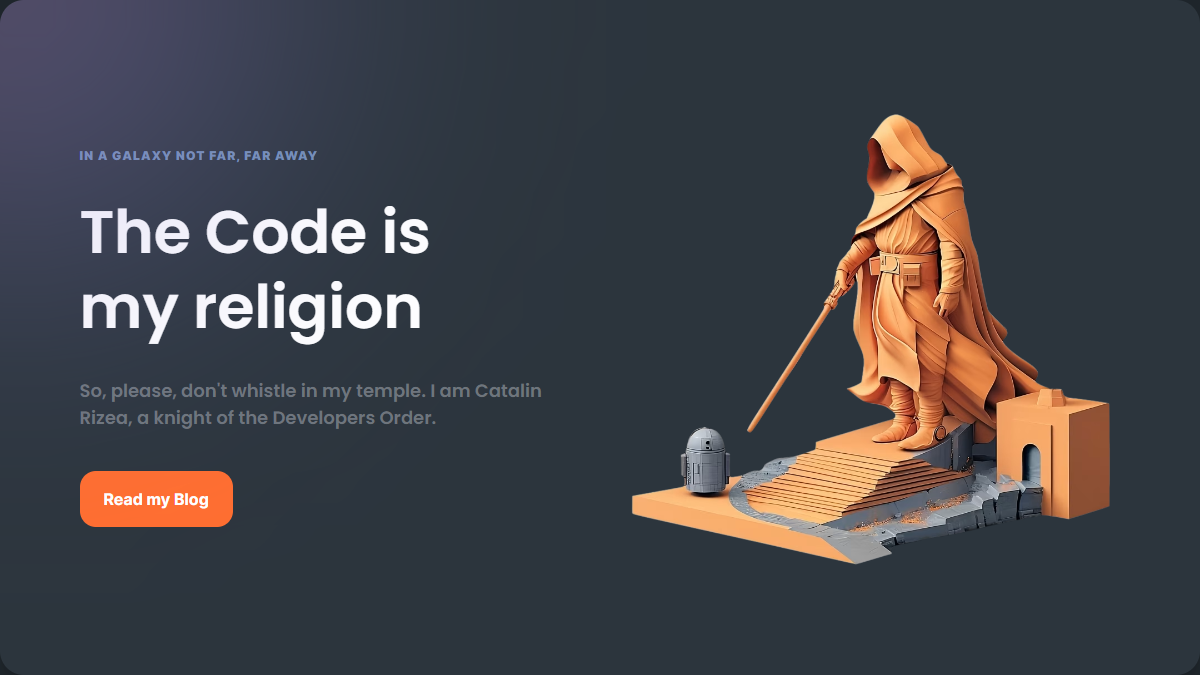 Catalin Rizea of the Developers Order | catalin.works