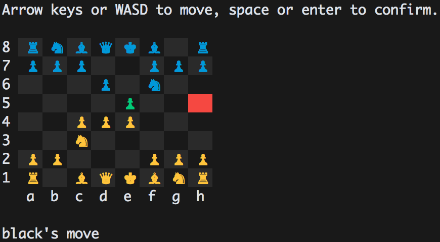GitHub - kithaca/ruby-chess: Console-based two-player chess game