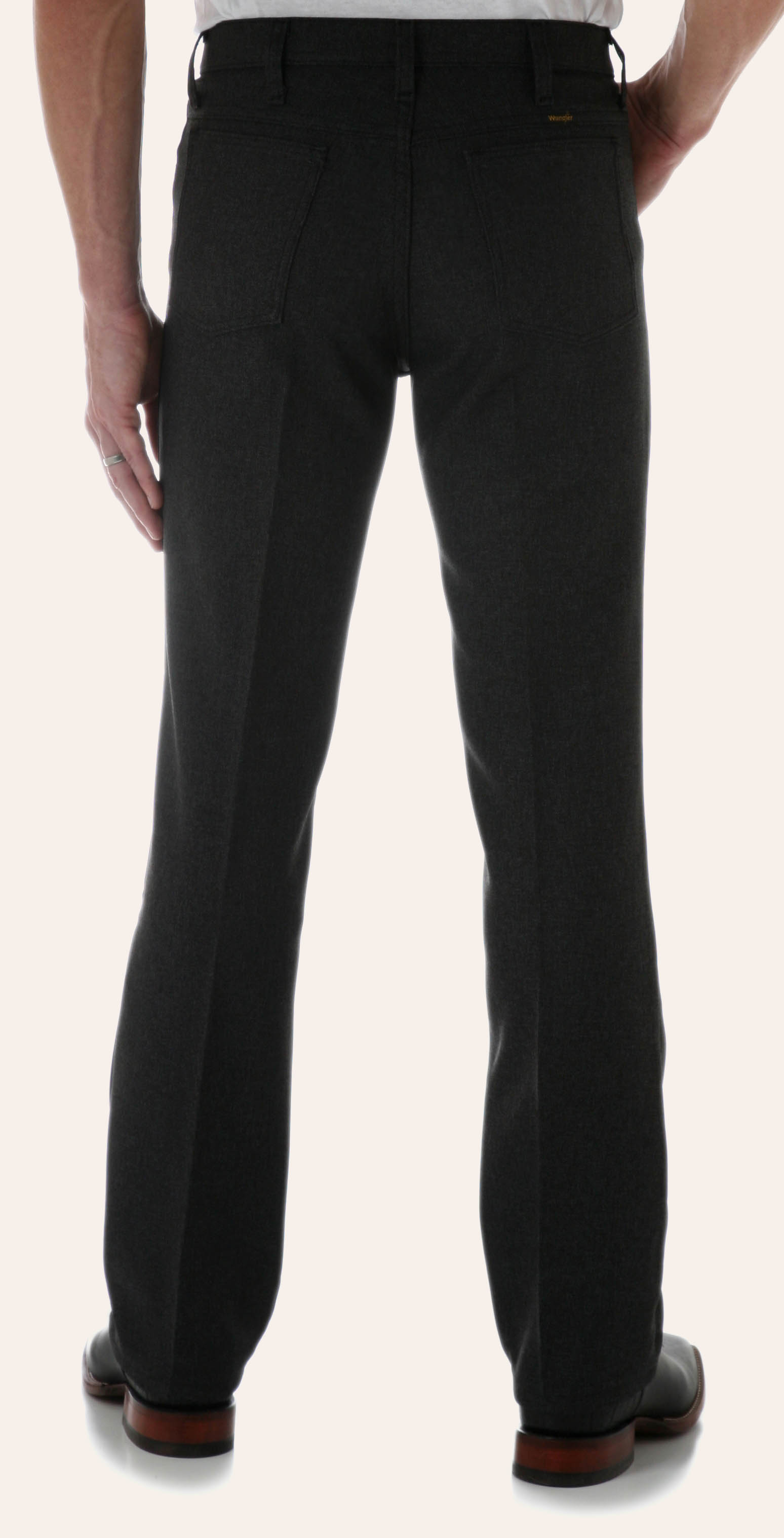 Wrangler Wrancher Men's Heather Black Dress Pants - Big | Cavender's