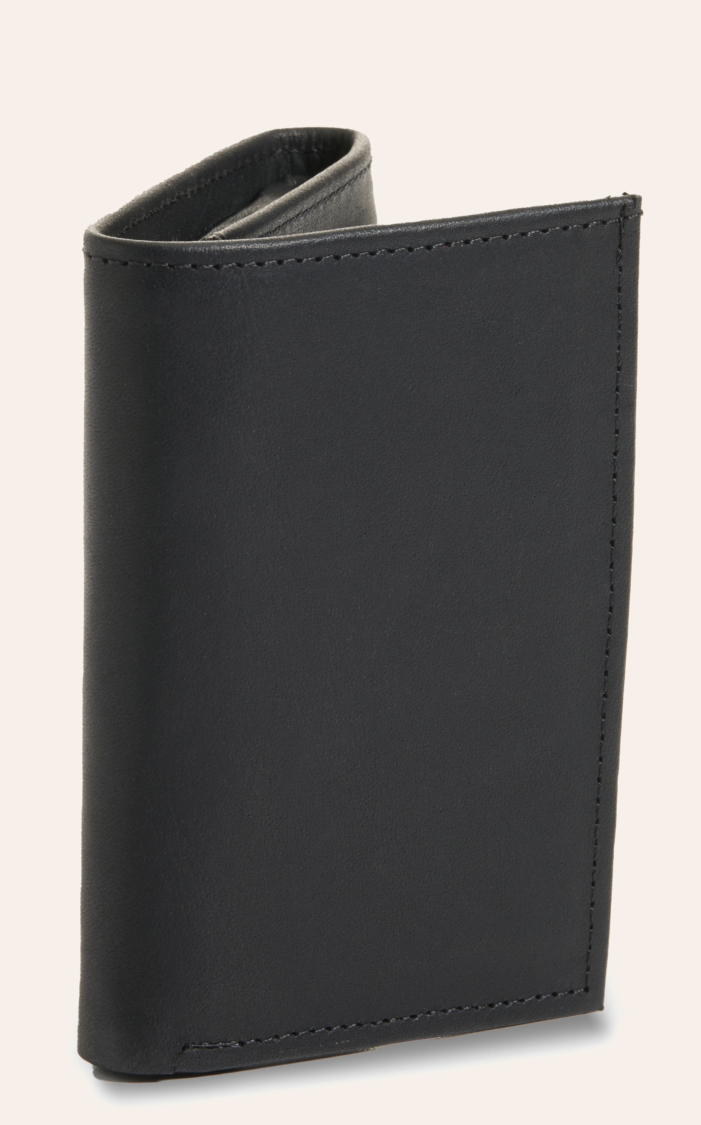 JRC & Sons Men's Black Ranch Hand Leather Trifold Wallet | Cavender's