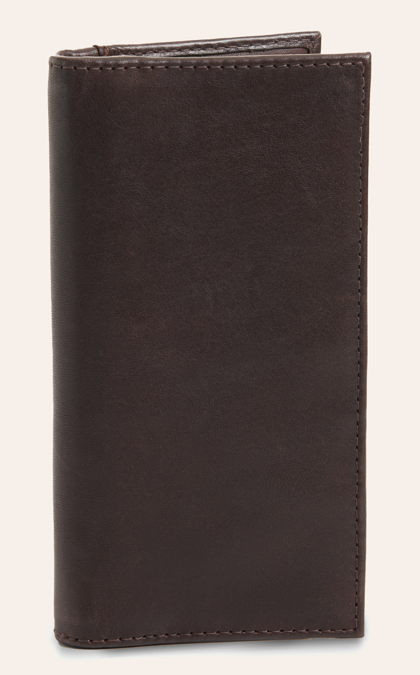 JRC & Sons Men's Chocolate Brown Ranch Hand Leather Rodeo Wallet ...