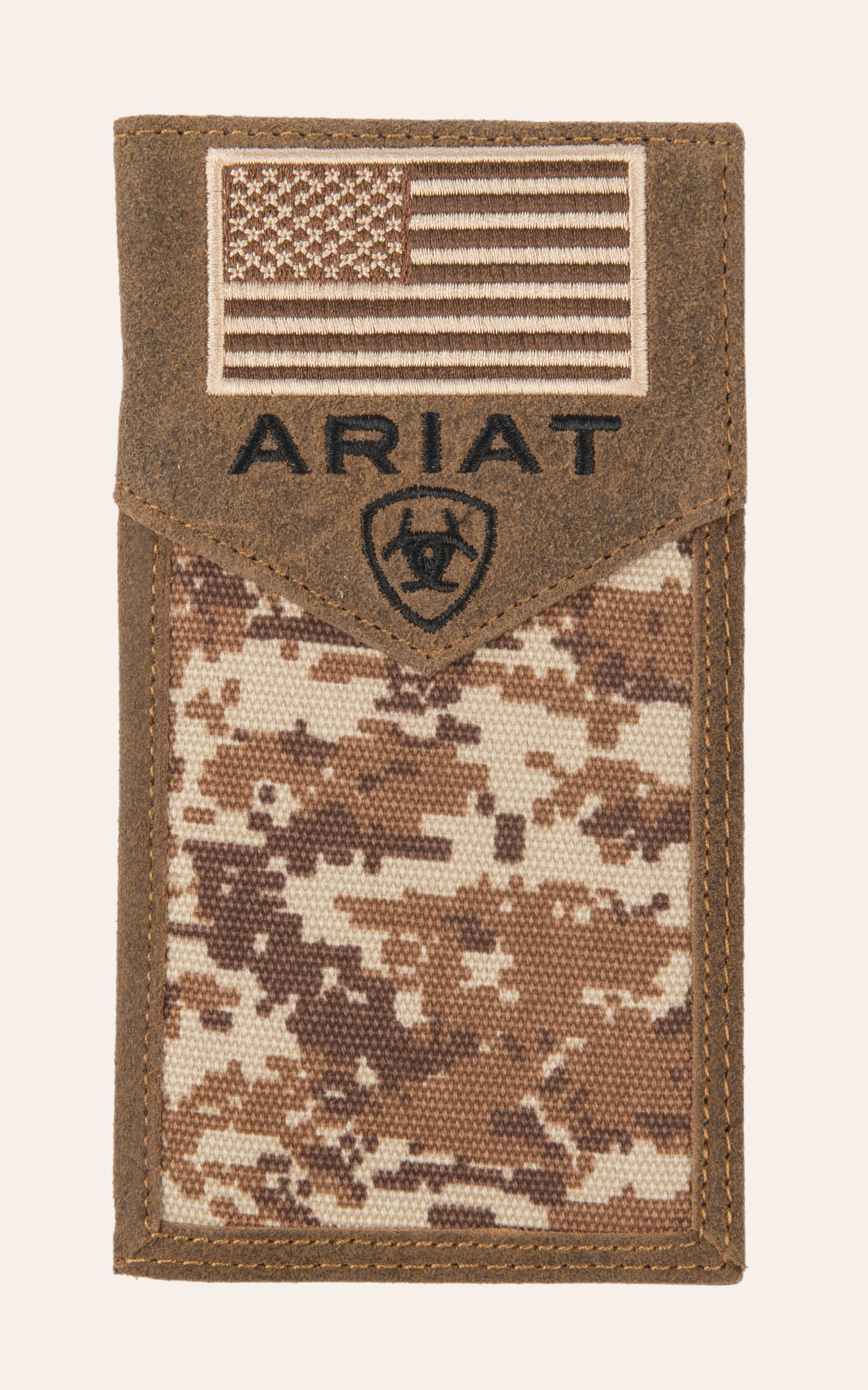 Ariat Patriot Digital Camo Flag Rodeo Wallet / Checkbook Cover | Cavender's