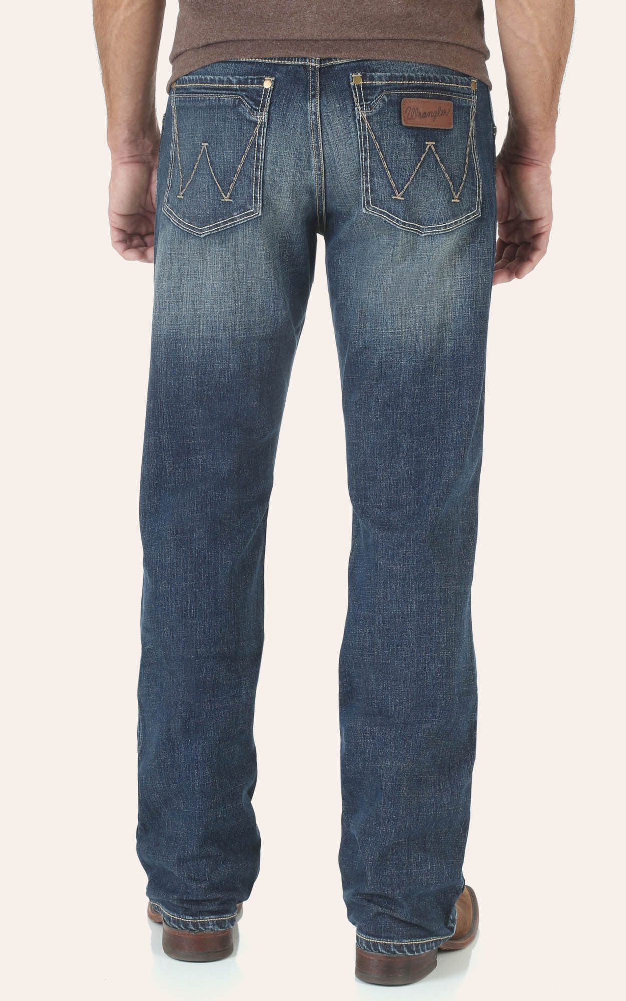 Wrangler Retro Men's Layton Slim Fit Boot Cut Jeans - Extended Sizes ...
