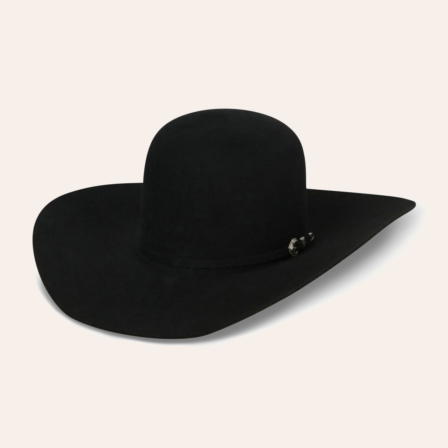 Rodeo King 7X Open Crown Black Felt Cowboy Hat | Cavender's