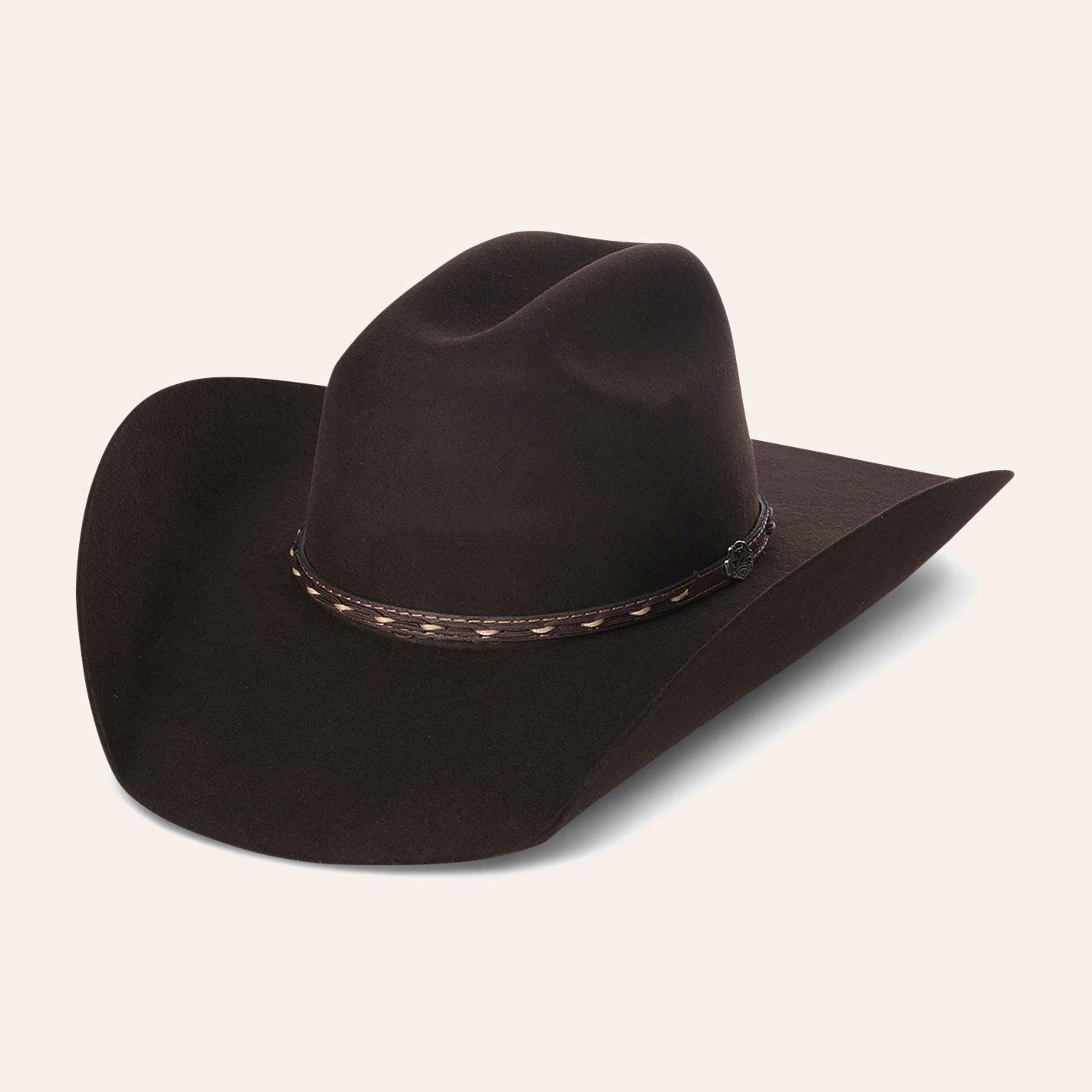 Cavender's Cowboy Collection 3X Dark Brown Premium Wool Cowboy Hat ...