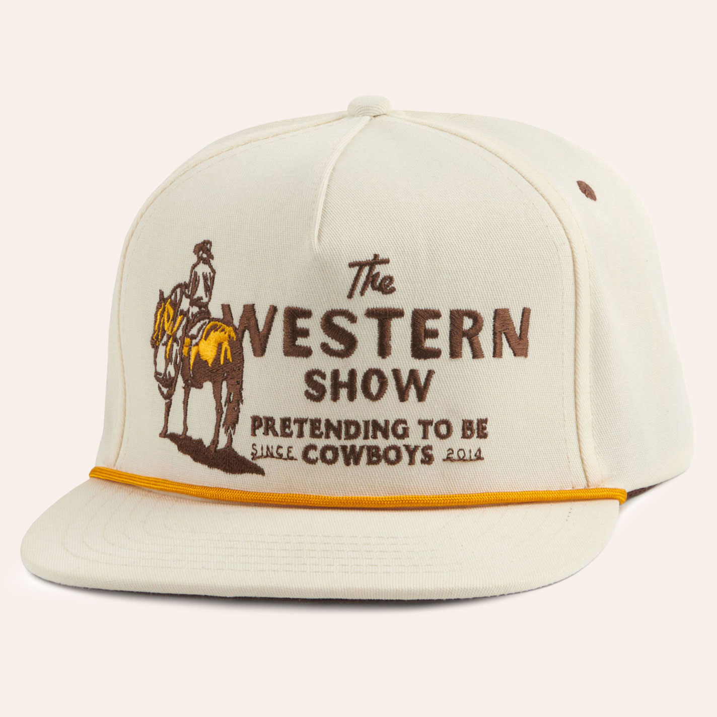 Sendero Provisions Co. Men's Cream The Western Show Logo Cap
