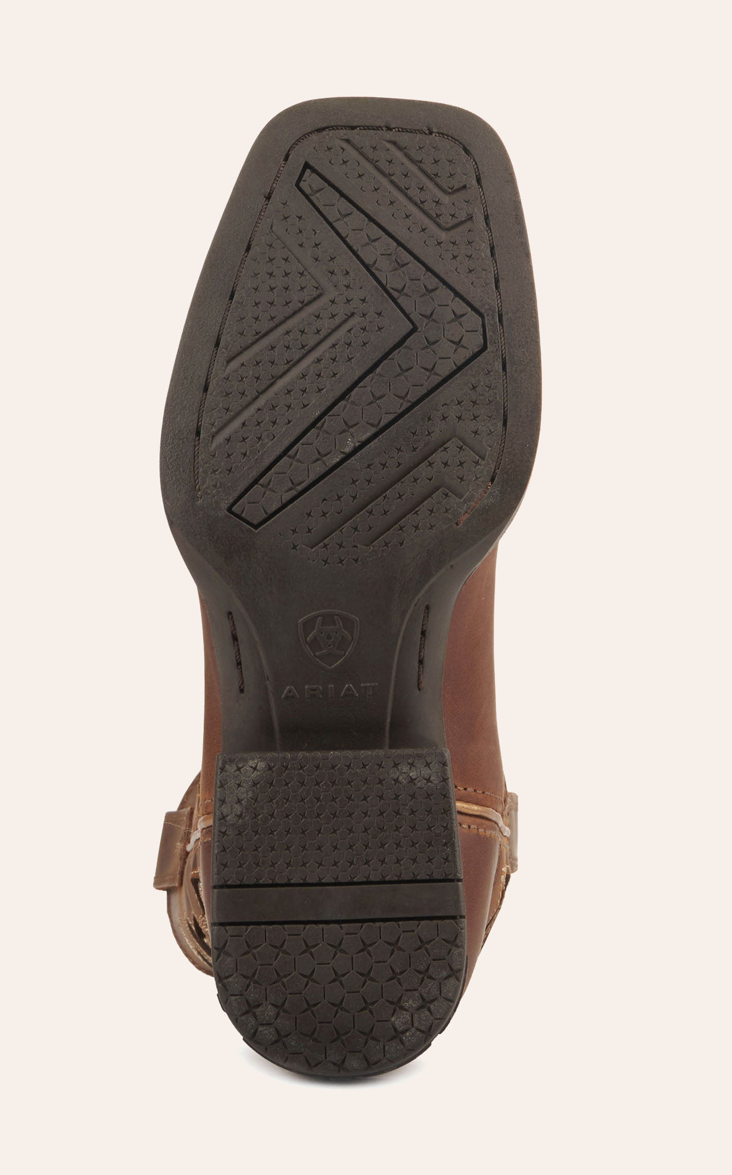 Ariat Youth Round Up Bliss Sassy Brown with Glitter Inlay Wide Square ...