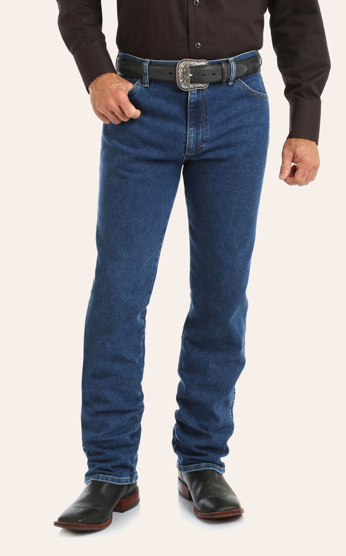 Wrangler Men's Cowboy Cut Original Fit Active Flex Jeans - 38" Length ...