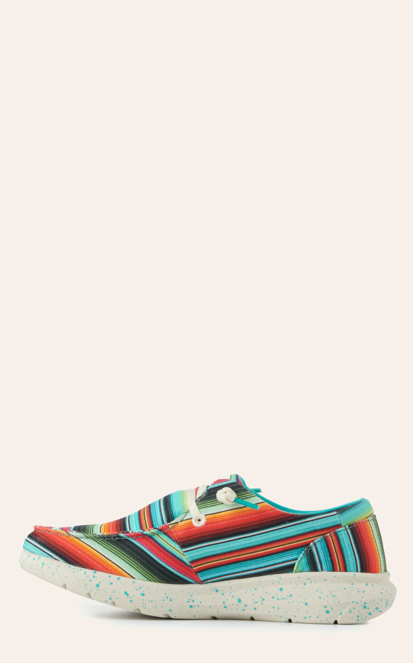 Ariat Women's Hilo Striking Serape Print Moc Toe Lace Up Casual Shoe