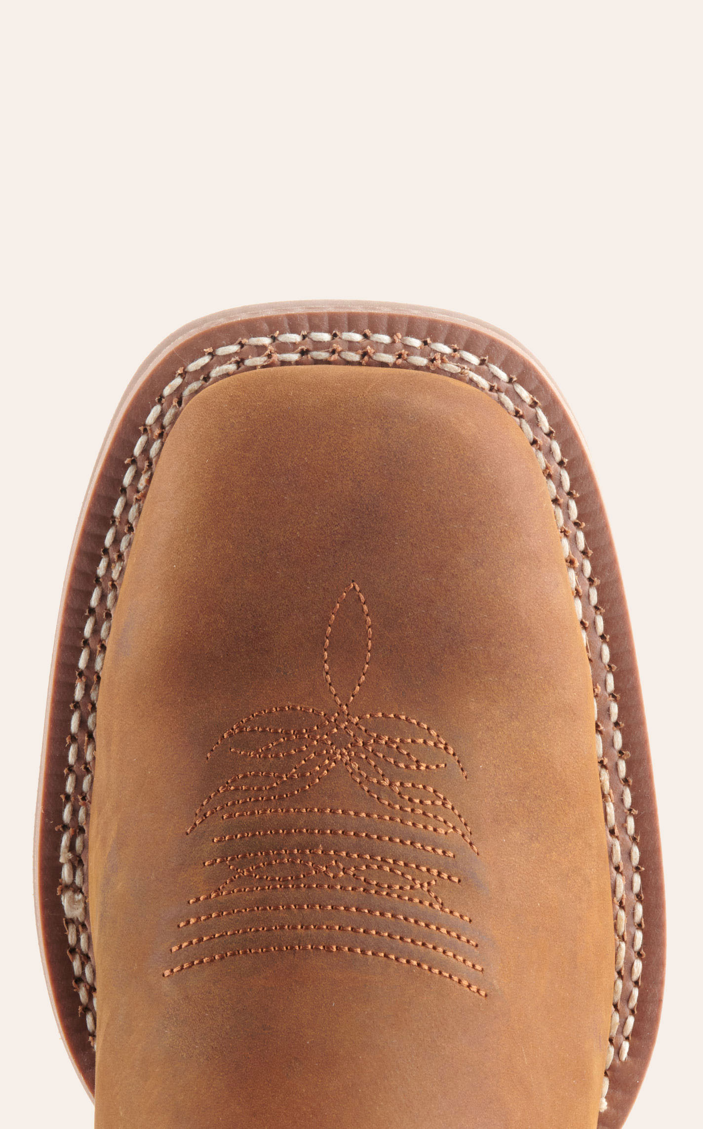 Justin Men's Shane Brown and Black Wide Square Toe Cowboy Boots