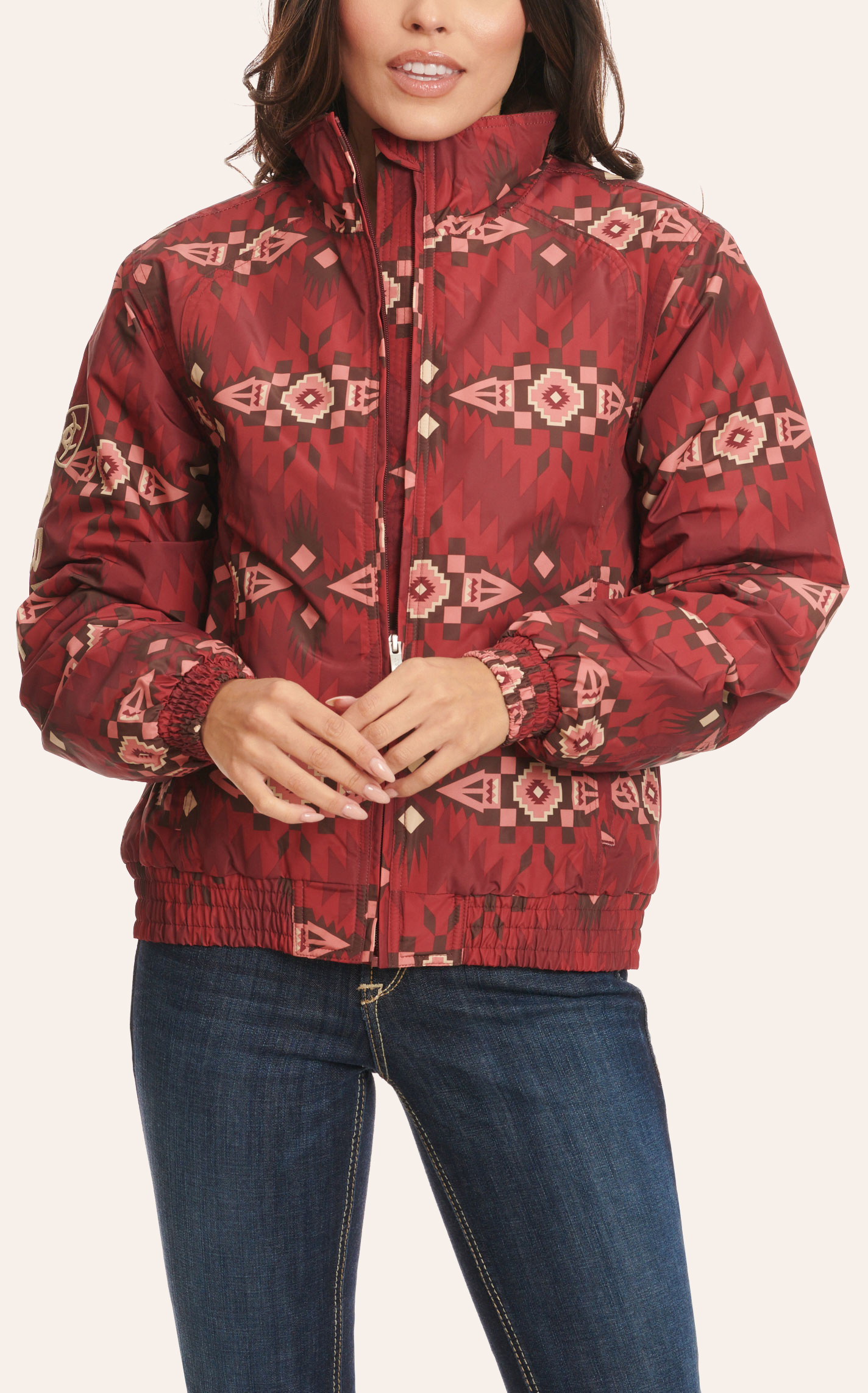 Ariat R.E.A.L. Women's Shades of Berries & Chocolate Aztec Western ...