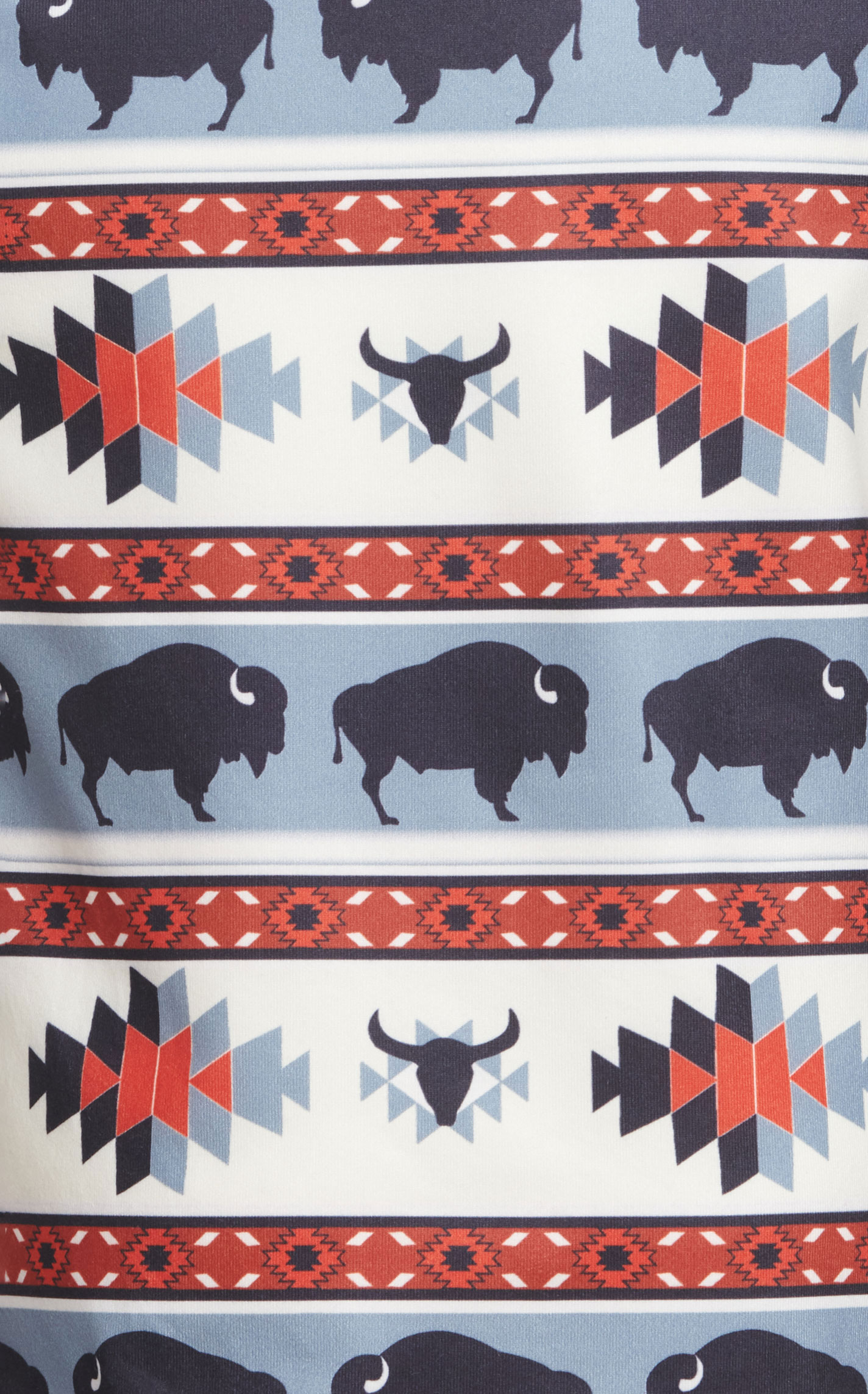 Shea Baby Toddler Girl's Black Stone Blue & Deep Red Aztec Buffalo ...