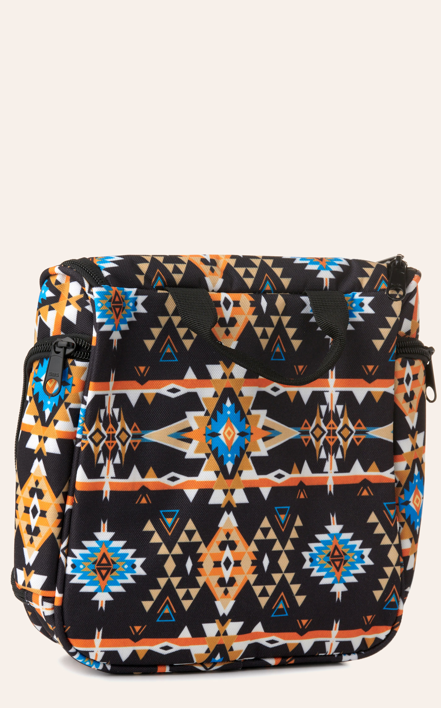 Hooey Black & Colorful Aztec Print Toiletry Cowboy Kit