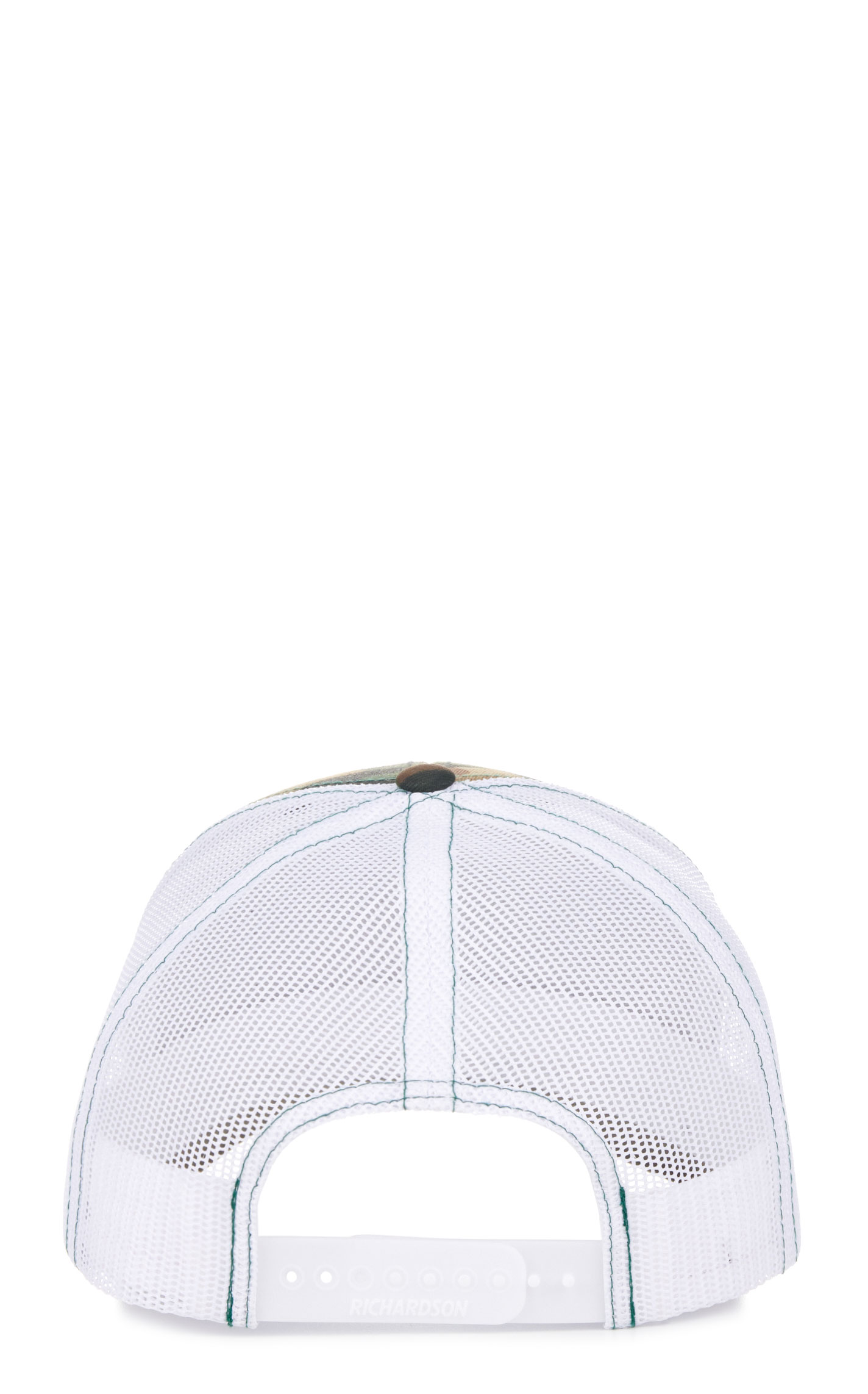 Hog Life Men's Camo & White with Chocolate Logo Patch Cap