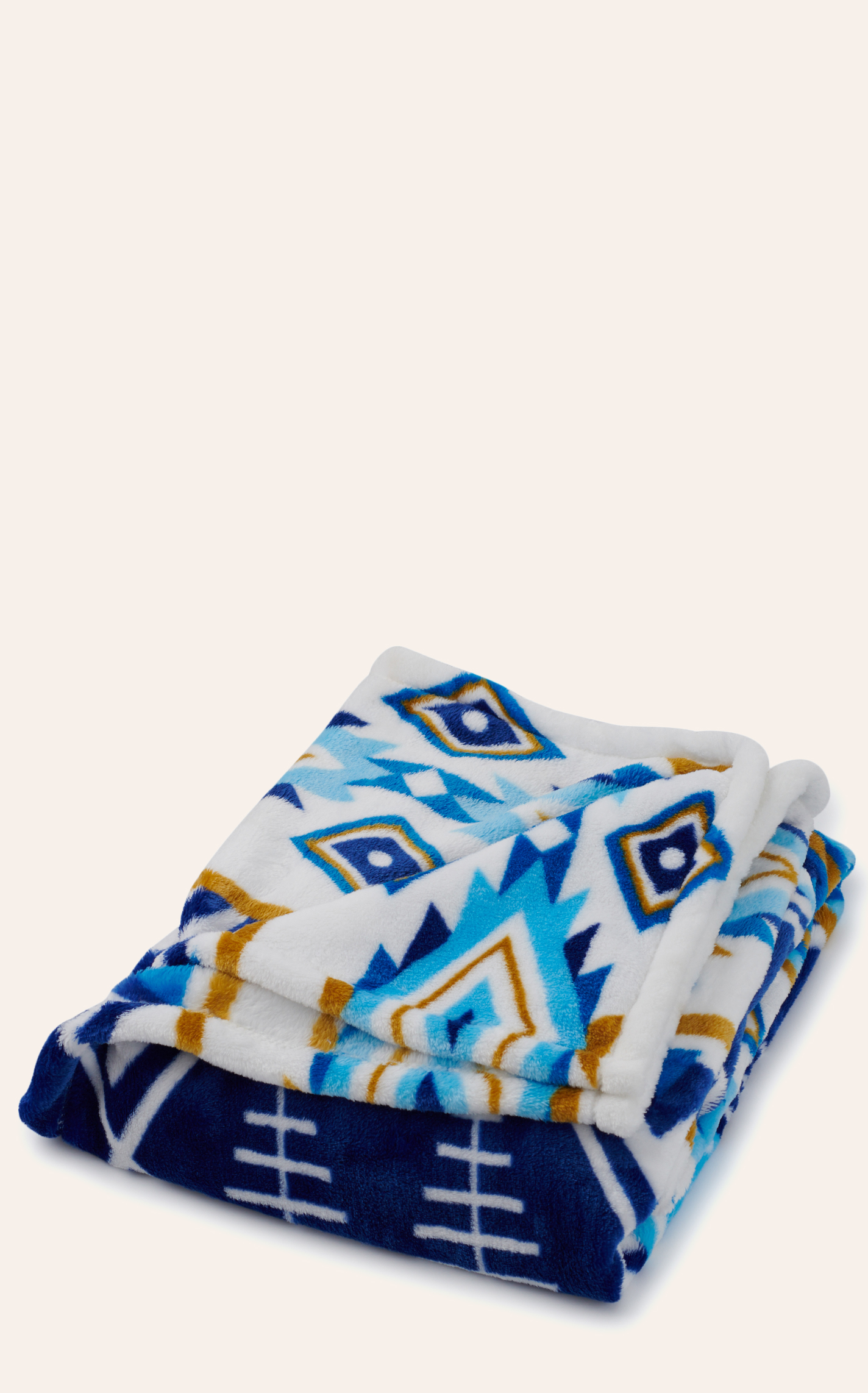 Carstens Inc. Open Sky Aztec Print Fleece Travel Blanket
