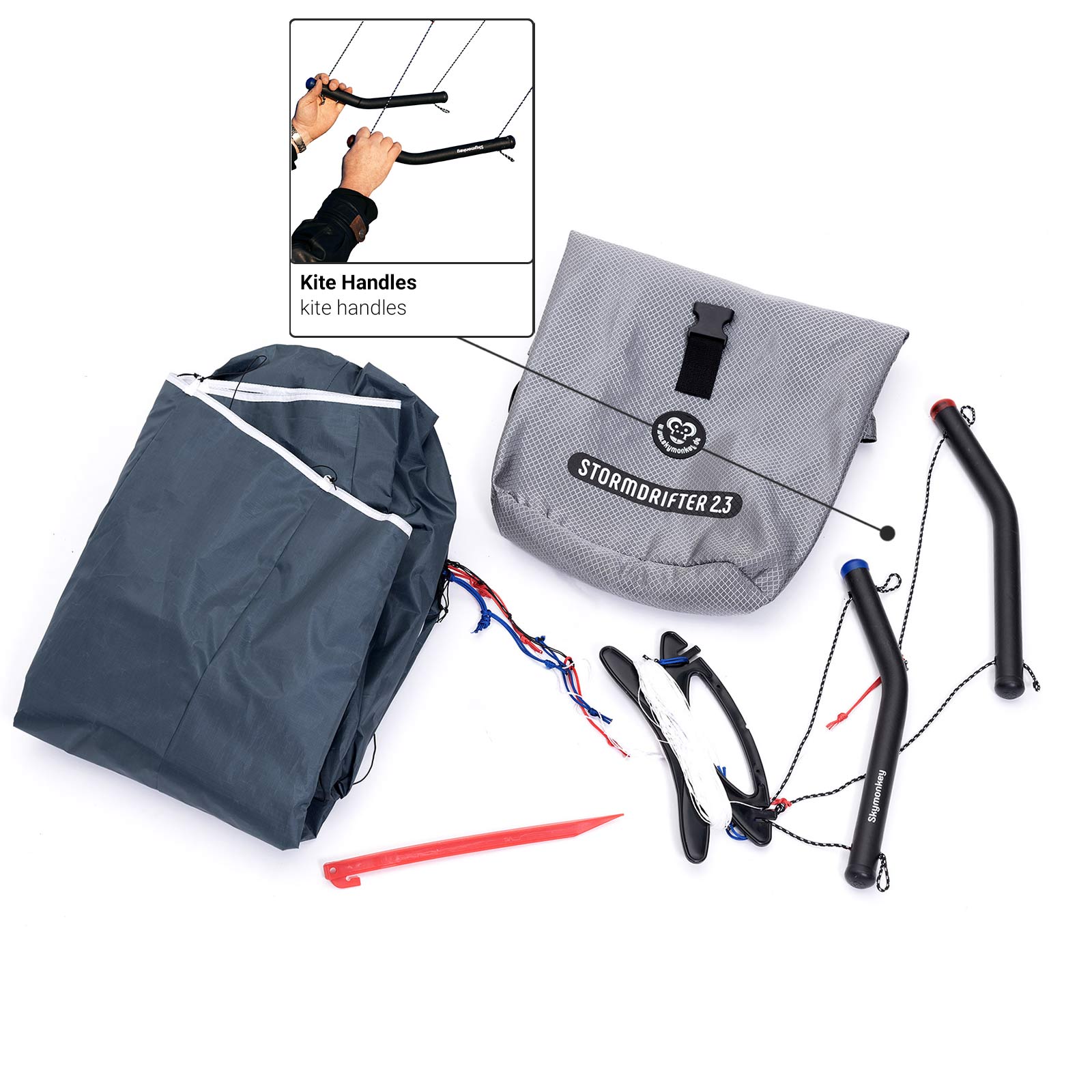 Sportkite - Skymonkey Stormdrifter -🪁 Lenkmatte