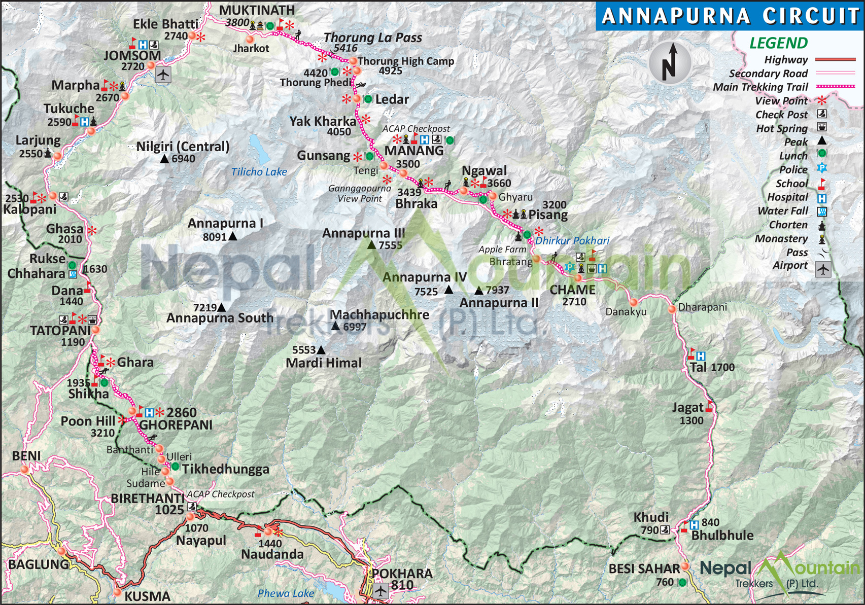 Annapurna Circuit Trek - Annapurna Region | NM Trekkers