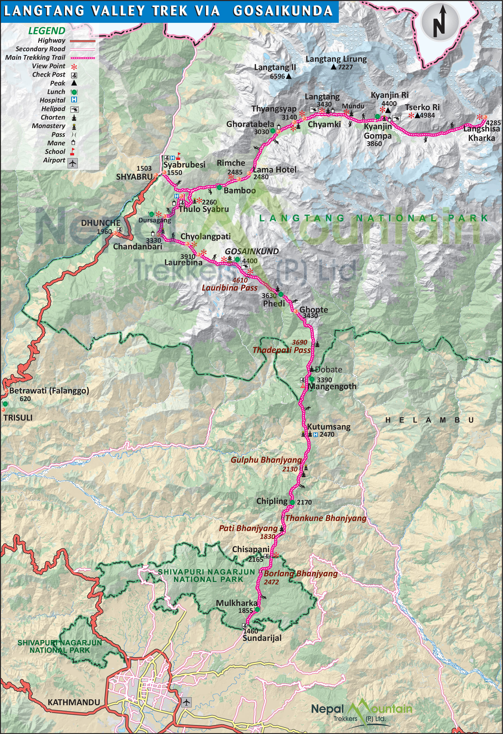 Langtang Gosaikunda Pass Trek - Langtang Region | NM Trekkers