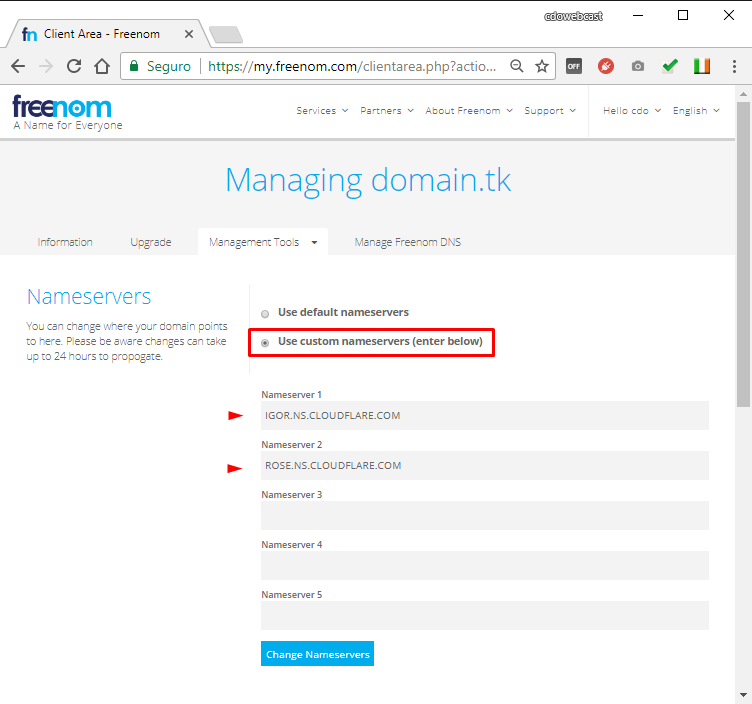 REGISTRAR DOMÍNIO GRÁTIS NO FREENOM.COM - Base de Conhecimento ...