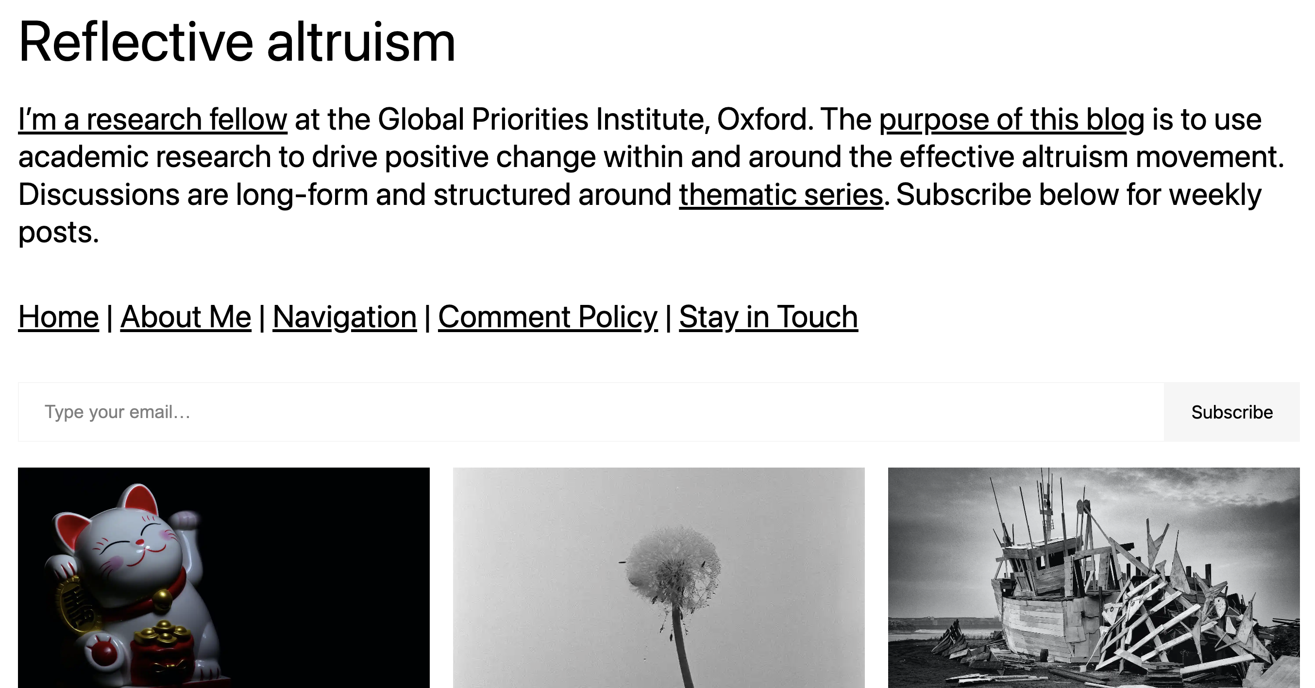 Blog update: Reflective altruism — EA Forum Blog update: Reflective altruism — EA Forum