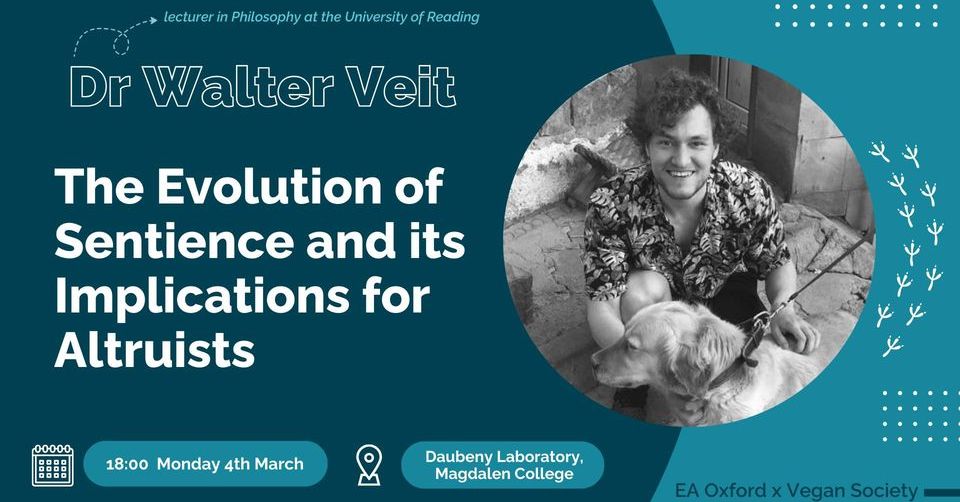 Dr Walter Veit: The Evolution of Sentience and Its Implications for ...