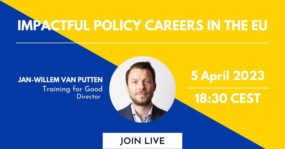 Impactful policy careers in the EU - Jan-Willem van Putten — EA Forum