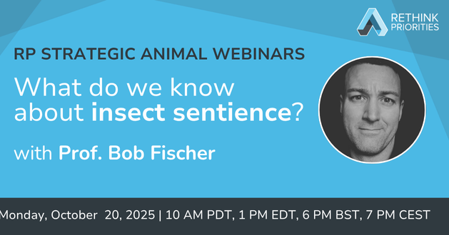 What do we know about insect sentience? - RP Strategic Animal Webinars ...