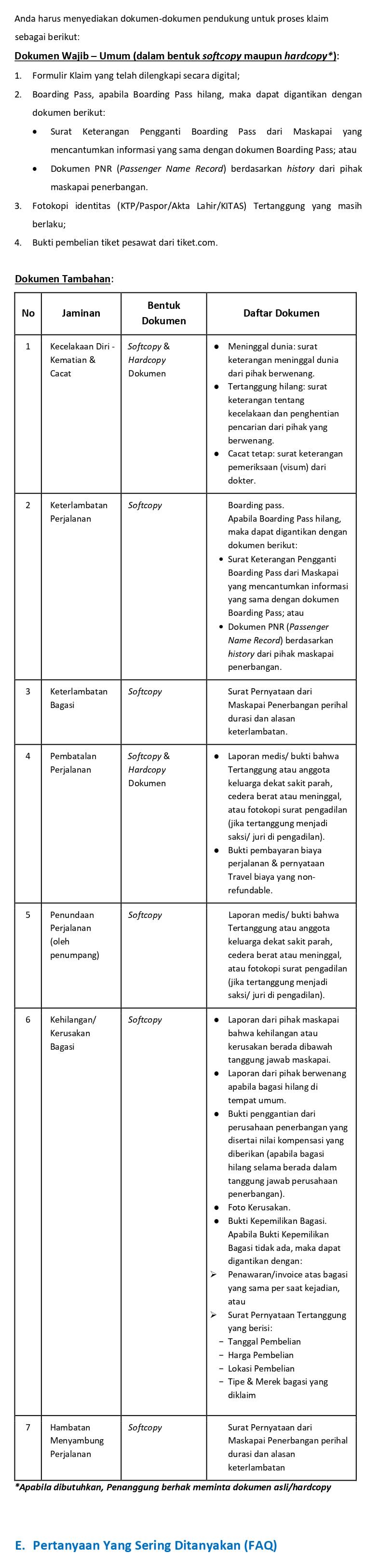 Pusat Klaim - Tiket.com - Cermati