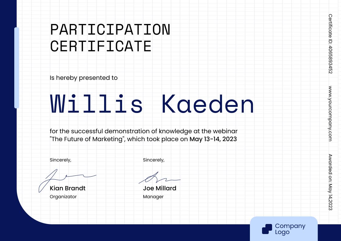 5 Ways To Create Certificate Of Participation – FDOMF