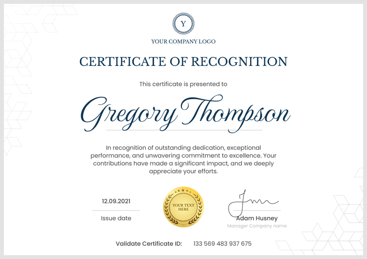 Certificate Of Appreciation To Sponsor Templates