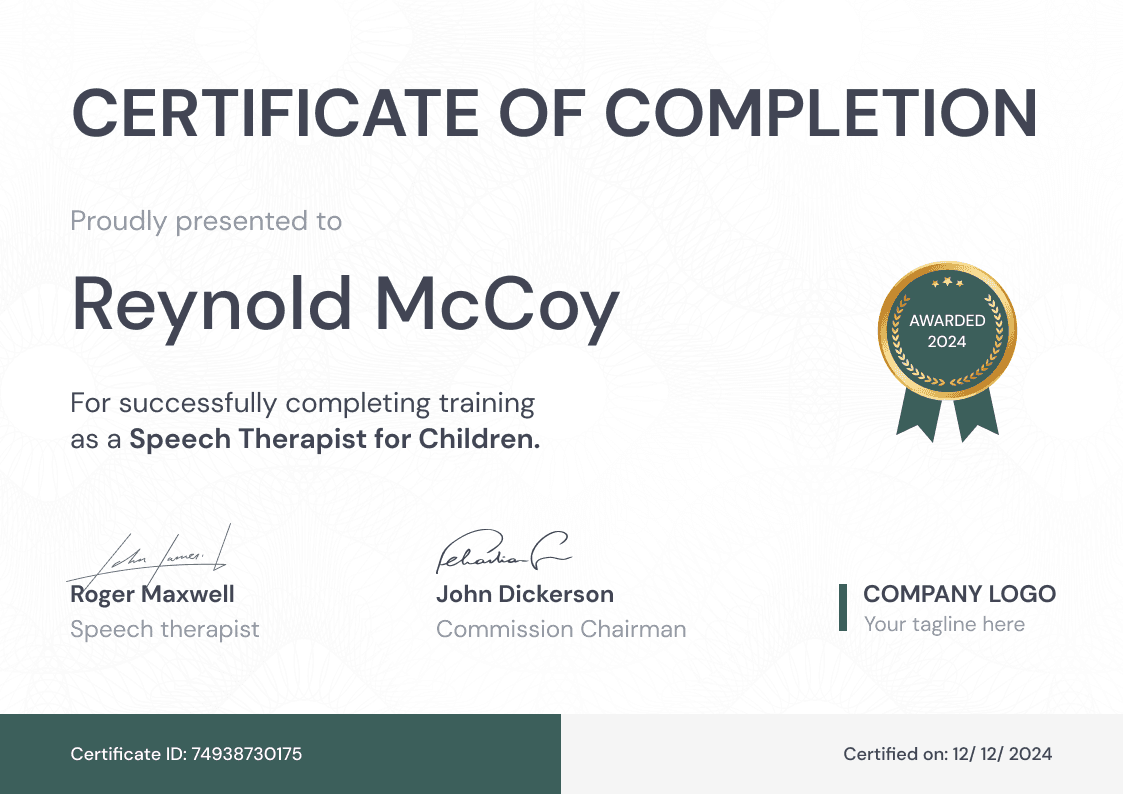 Modern and professional free diploma template