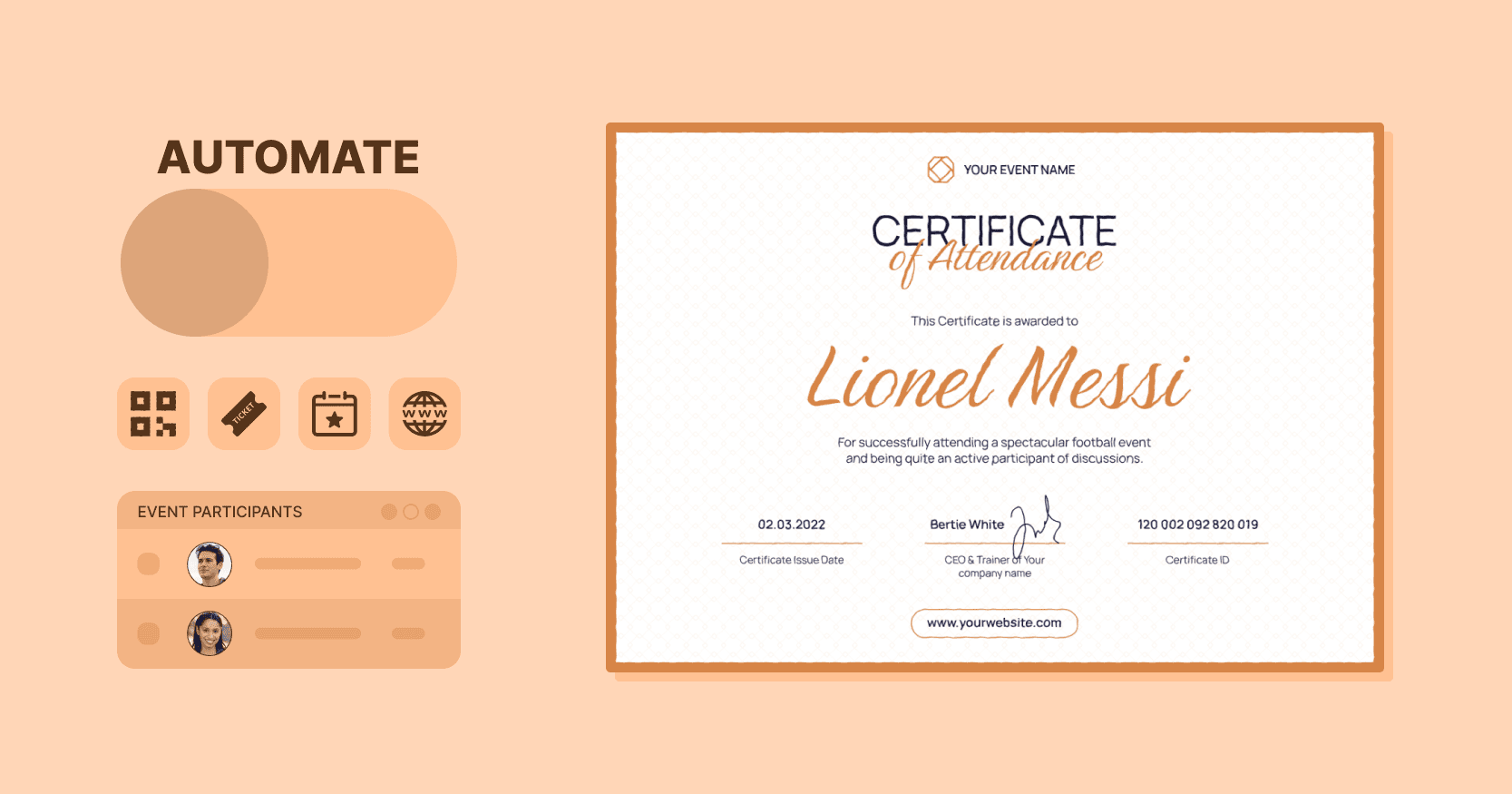 Event Planning Certification Event Planner Certificate