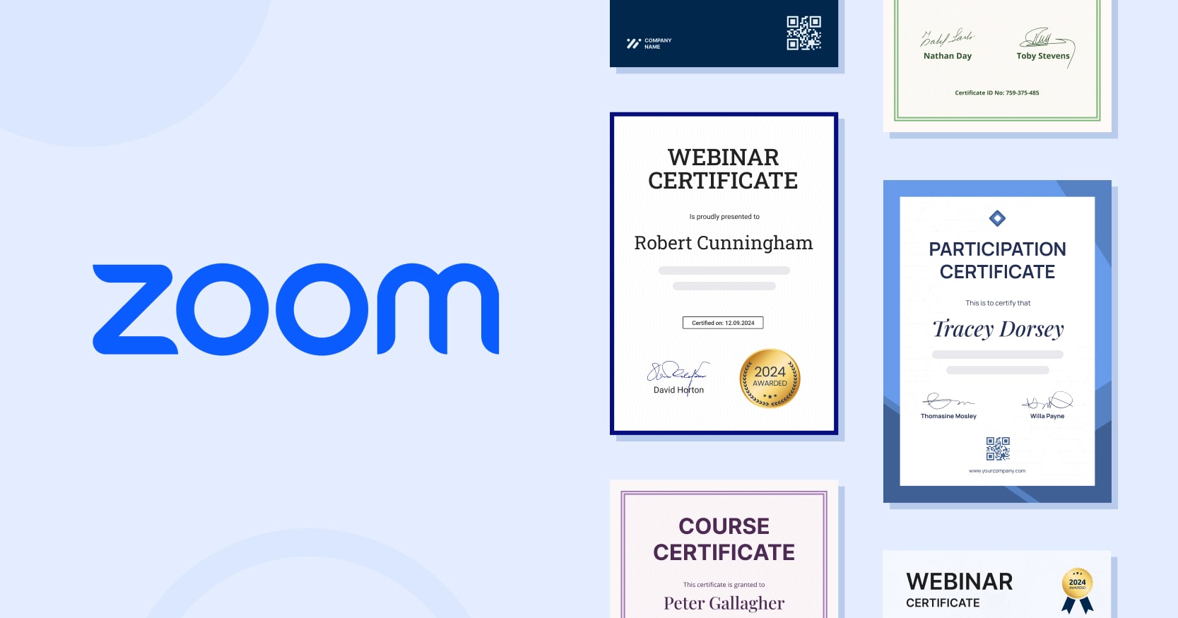 How To Make Certificates for Zoom Webinars?