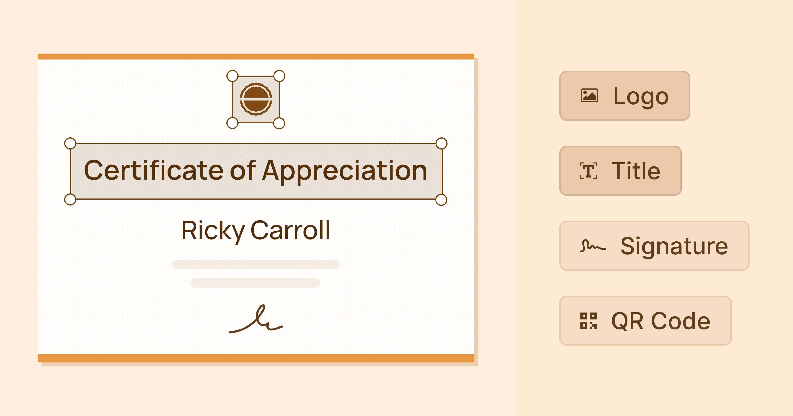 7 Sample Format Of Certificate Of Appreciation Template Howtowiki