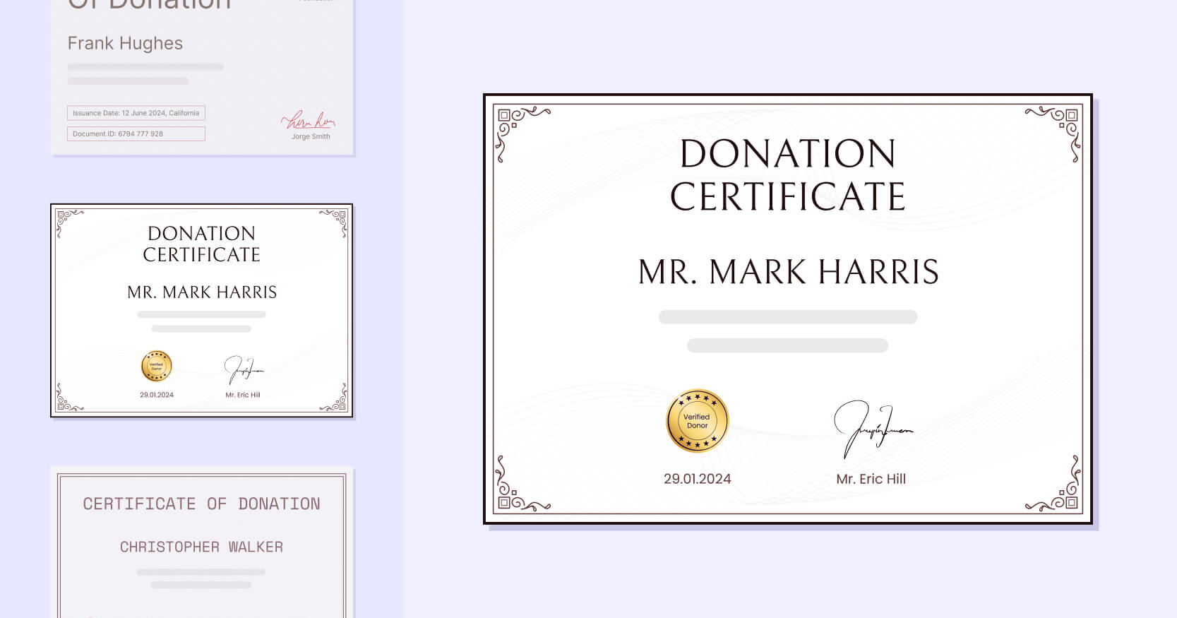 15 Donation Certificate Templates to Download