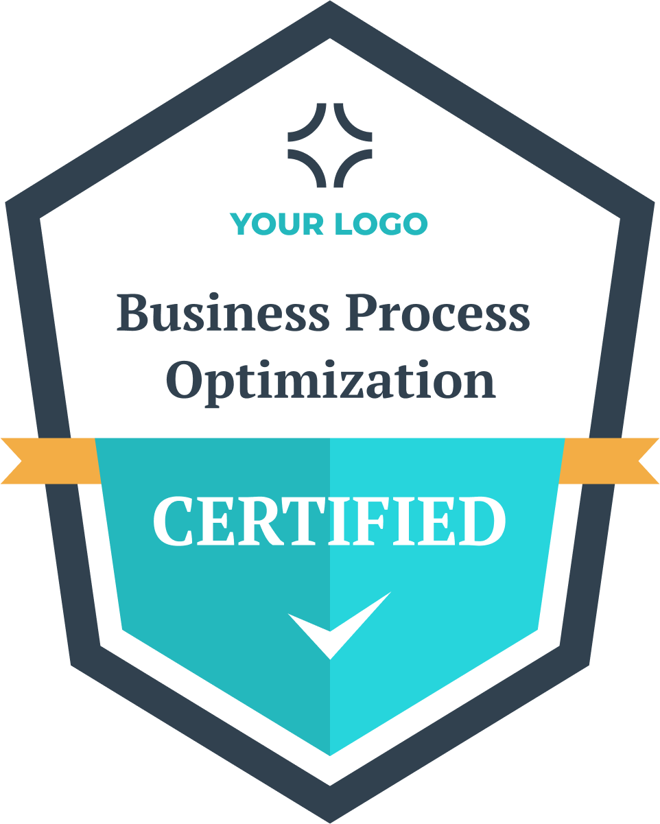 Simple and valid green course completion badge template