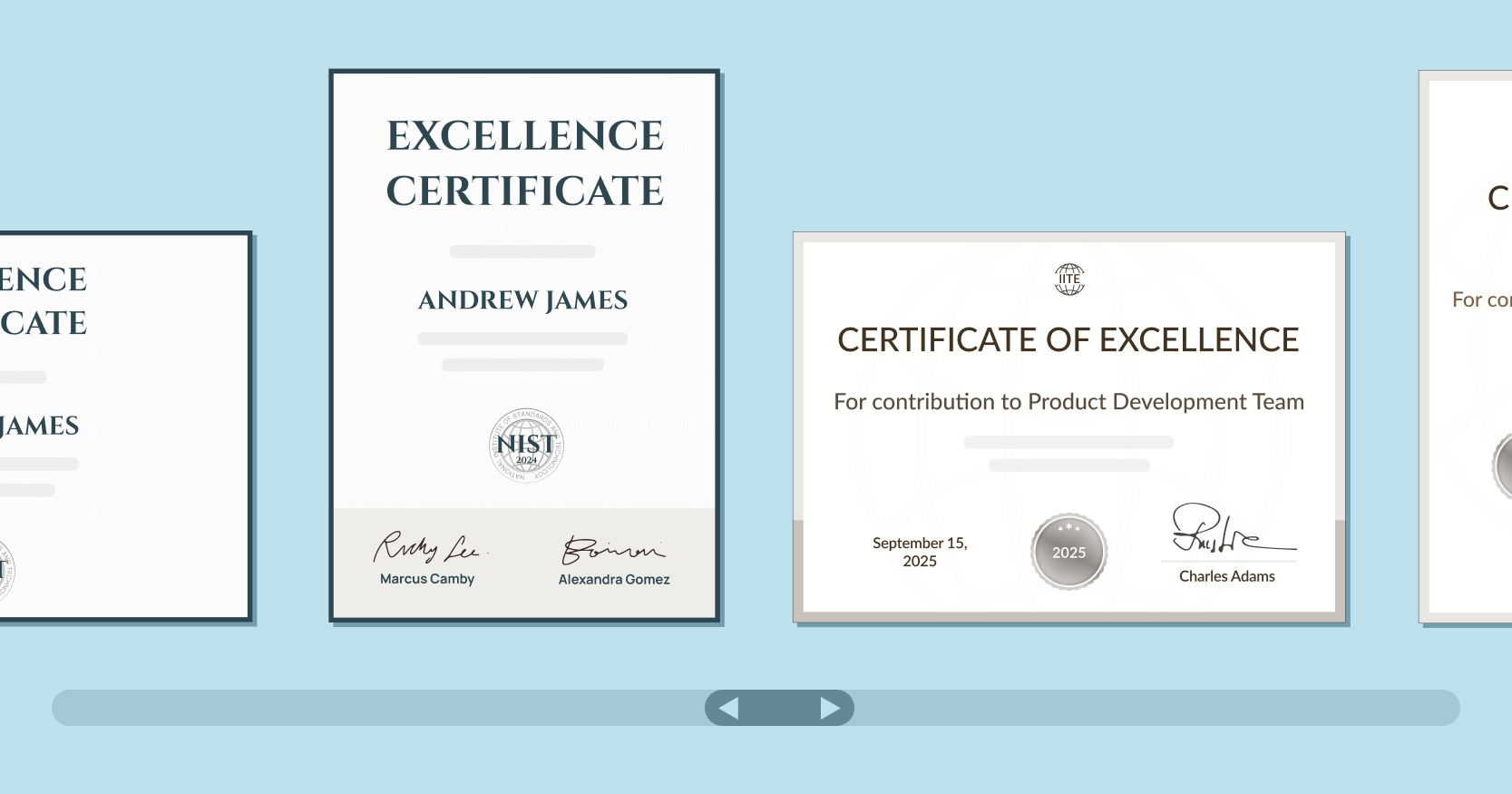Certificate Of Excellence Template Free Download