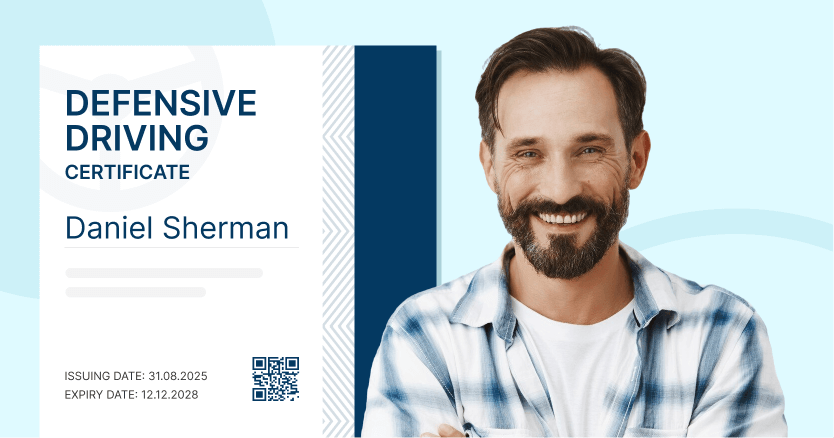 15 Printable Defensive Driving Certificate Templates