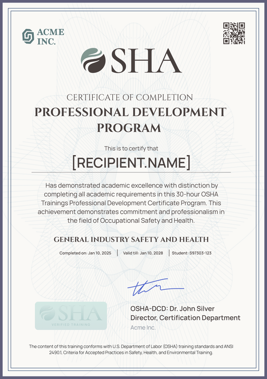 cpd certificate template